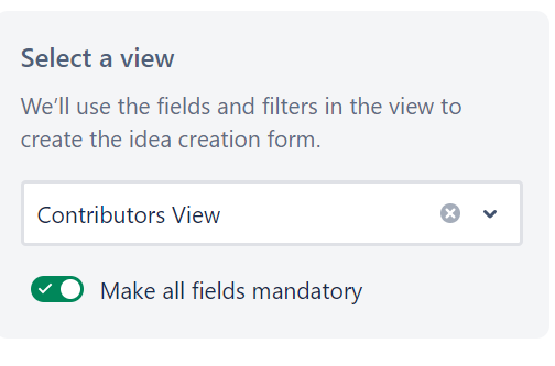 JPD Idea creation form- Mandatory and Optional fie...