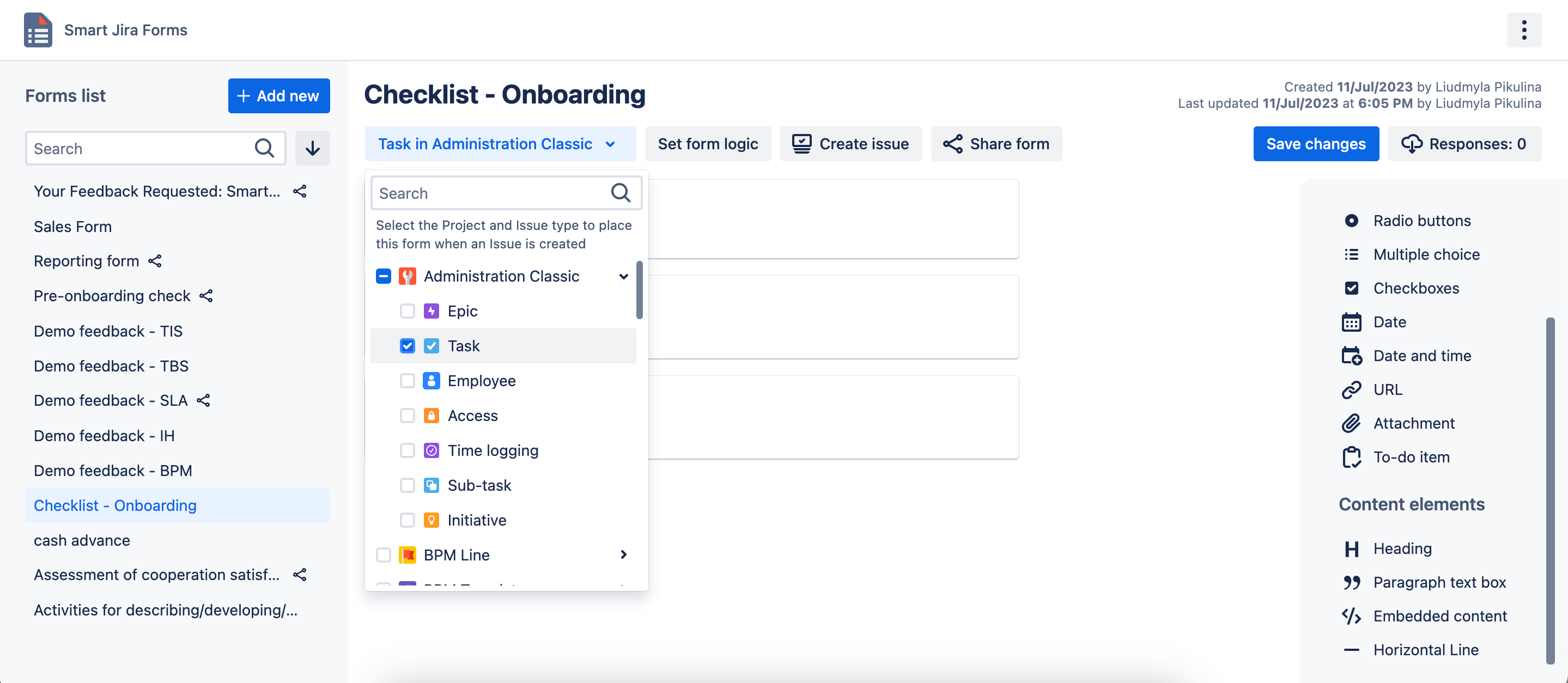 Create Jira Issues In Seconds and add Task Templat... - Atlassian Community