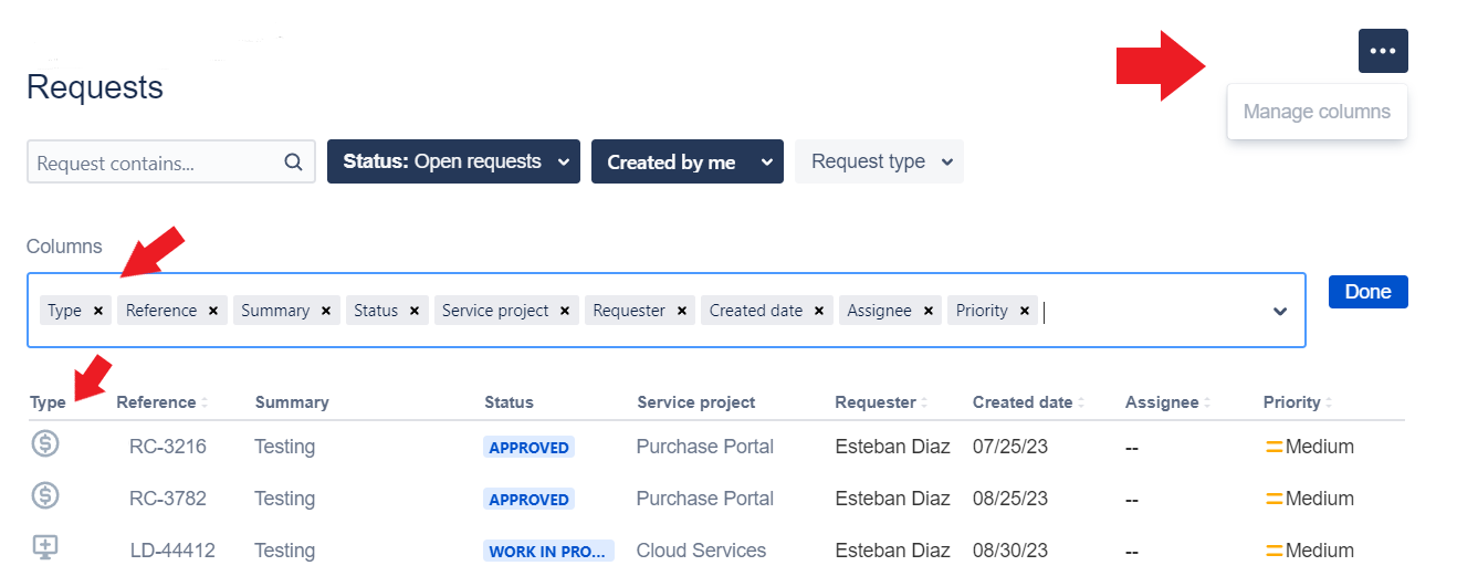 Solved: Adding field of request types for my customer view