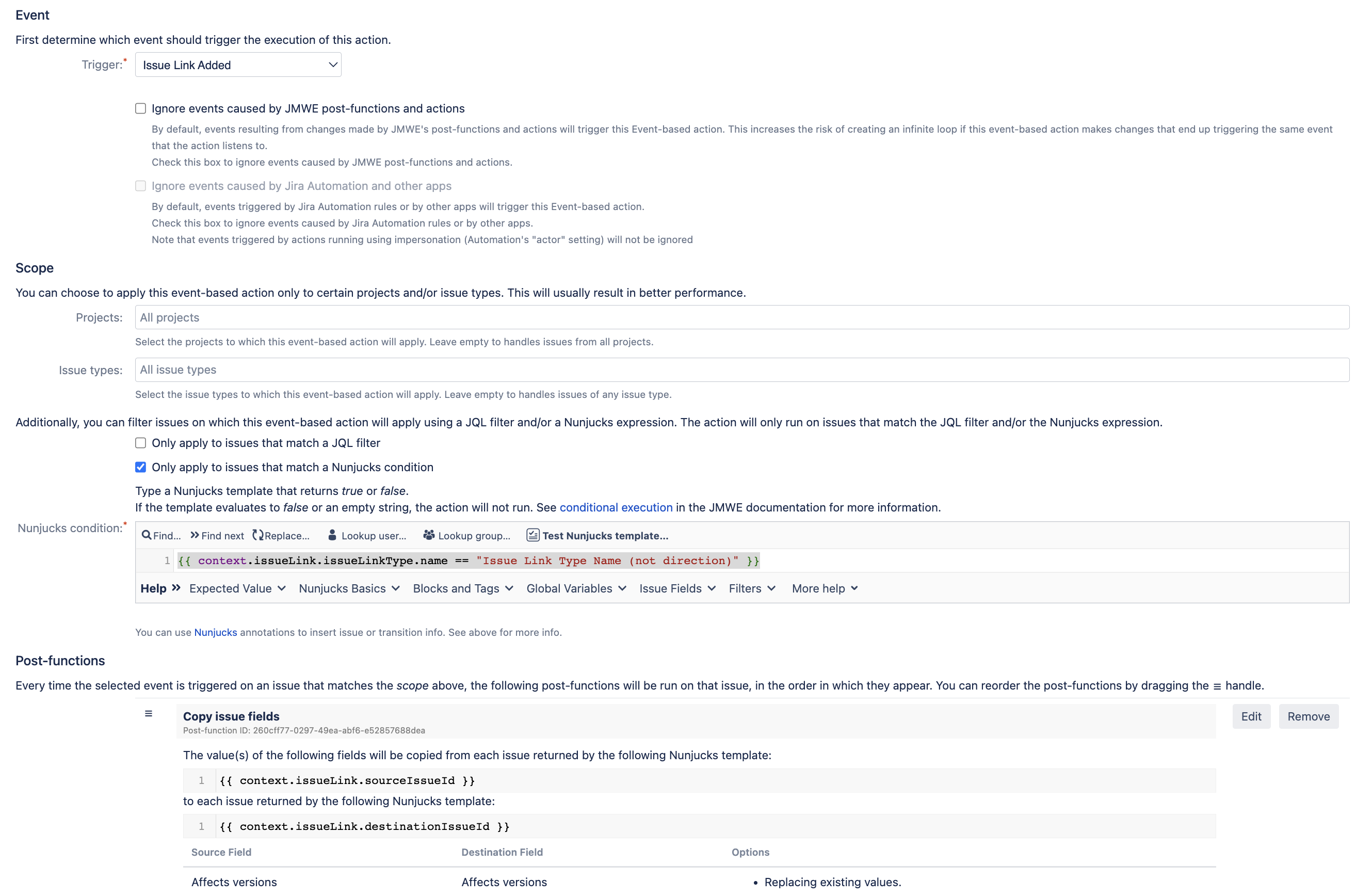 Solved: Fetch a specific Linked Issue and copy to another ...