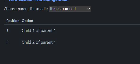 Solved: Create cascading custm fields options with automat...