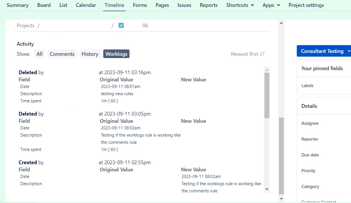 Solved: Make Tempo Worklogs visible in issues, withoug giv...