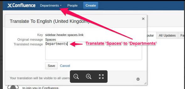 How can I change the menu bar titles