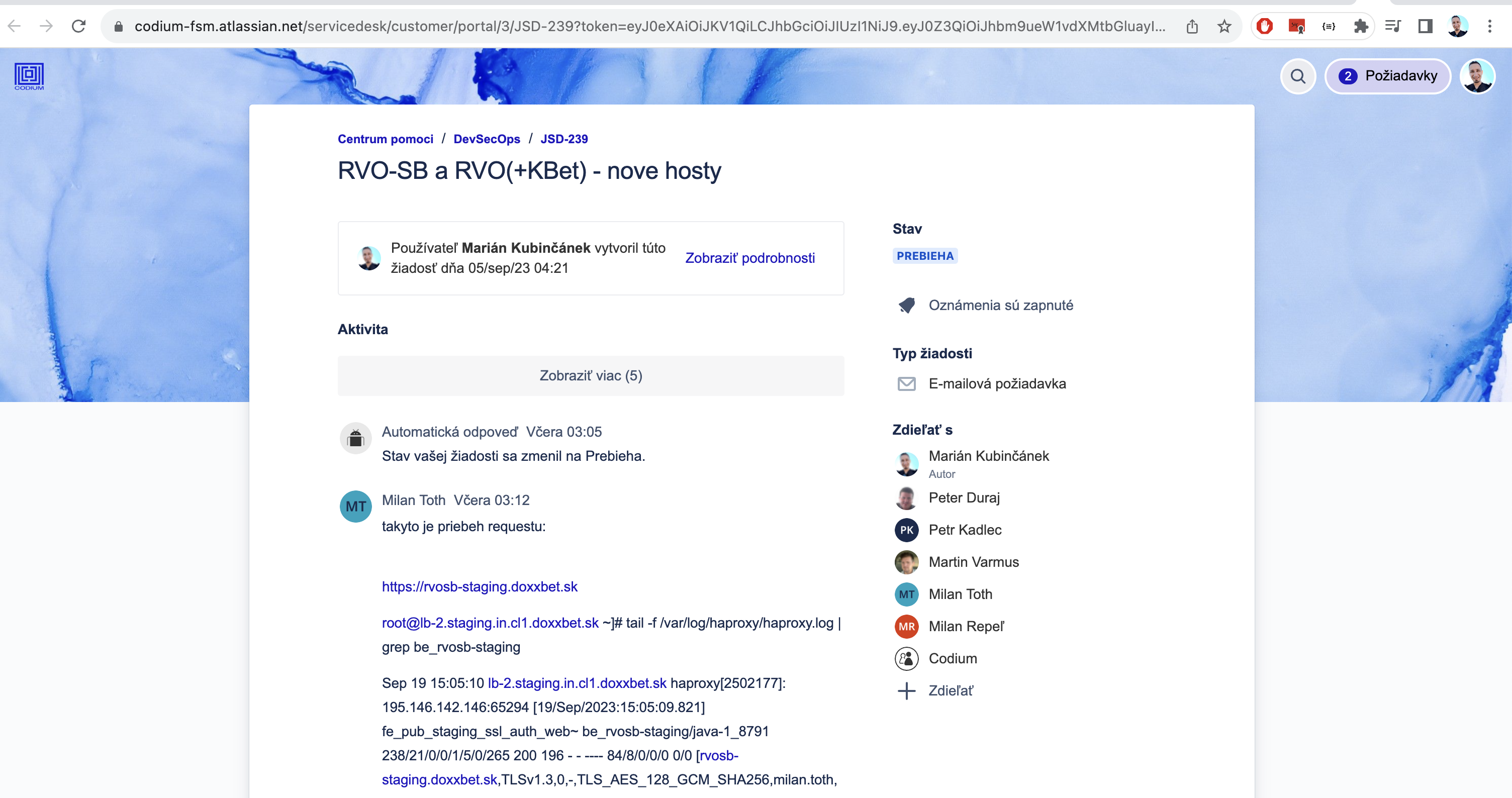Service Desk - Issue opened via mobile not display...