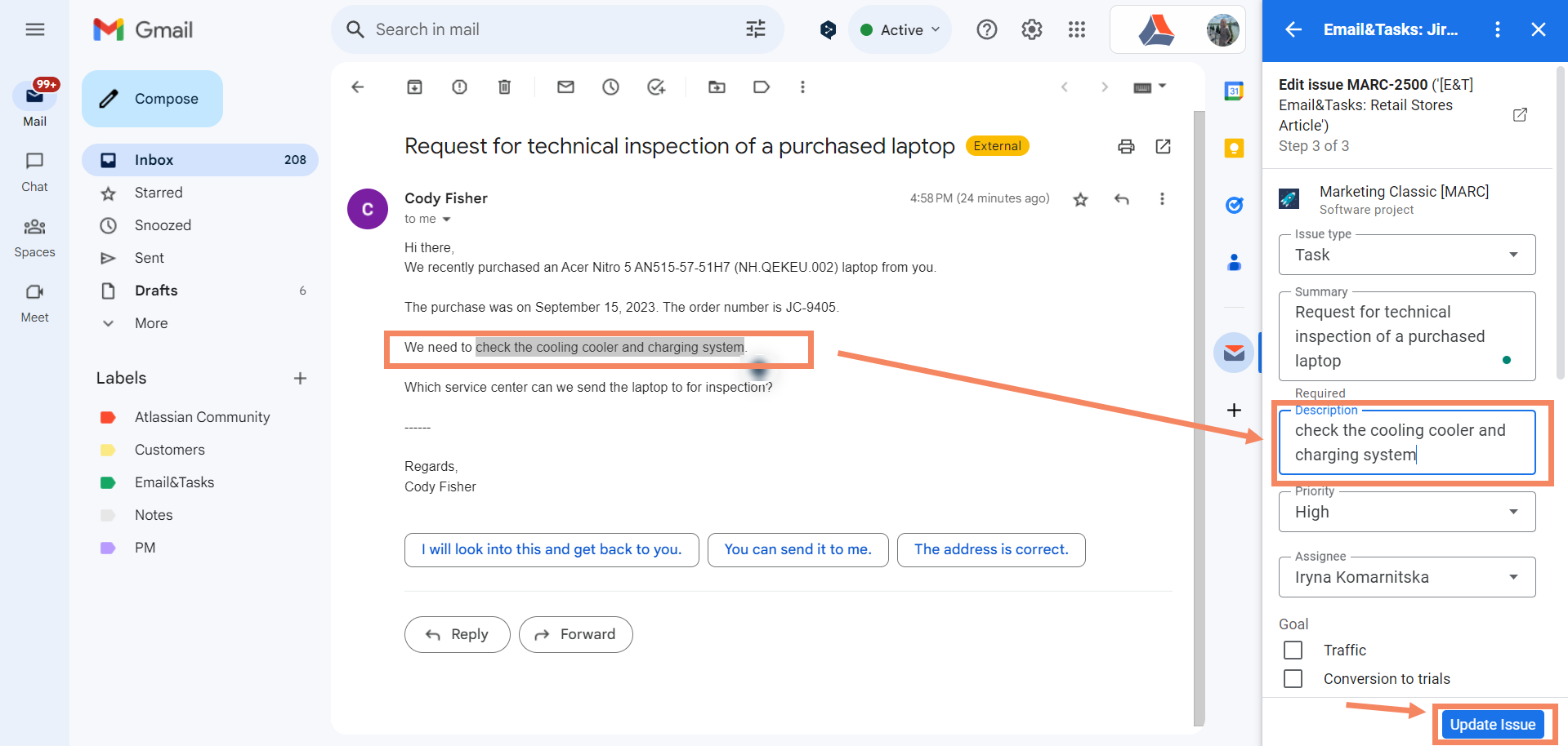 Email&Task Management in the Retail Industry - Atlassian Community