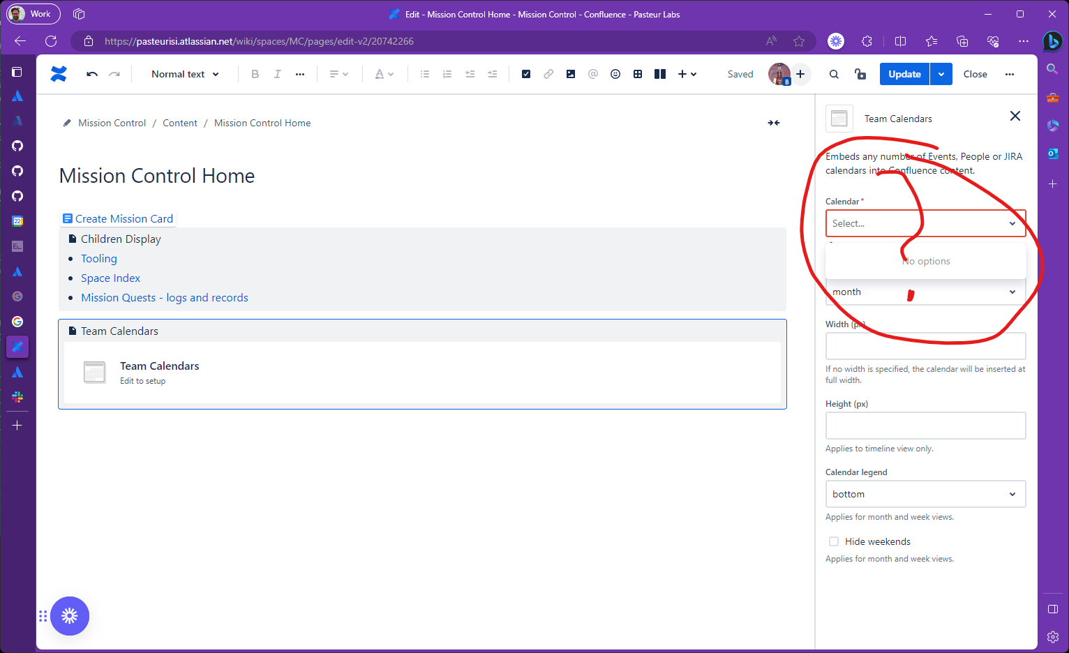 Solved: How do I create a team calendar in confluence clou...