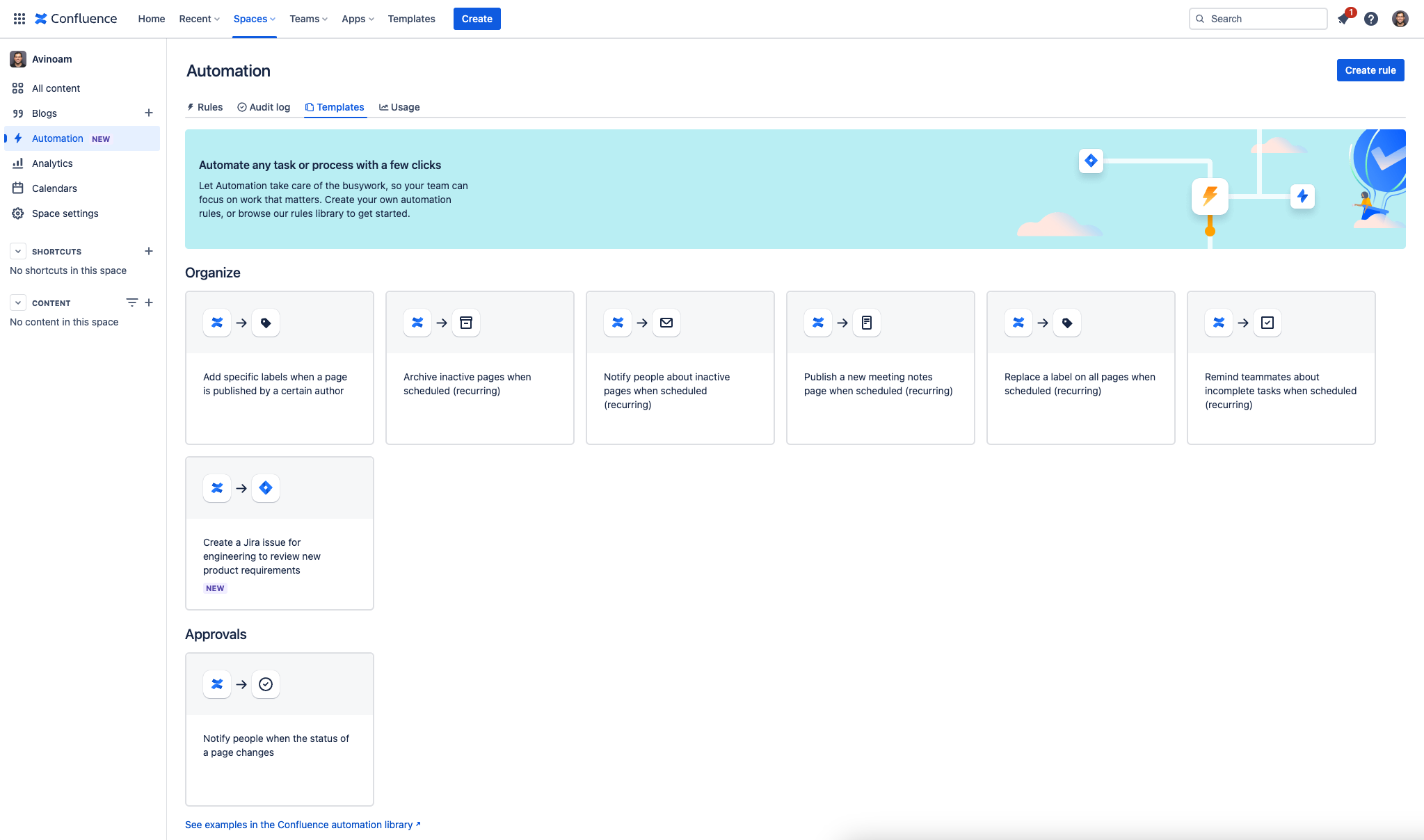 Making Automation for Confluence More Discoverable... - Atlassian Community