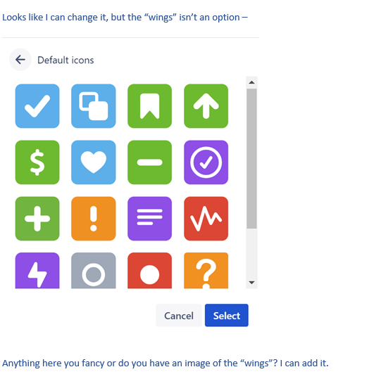 why is my Zephyr logo not wiings?