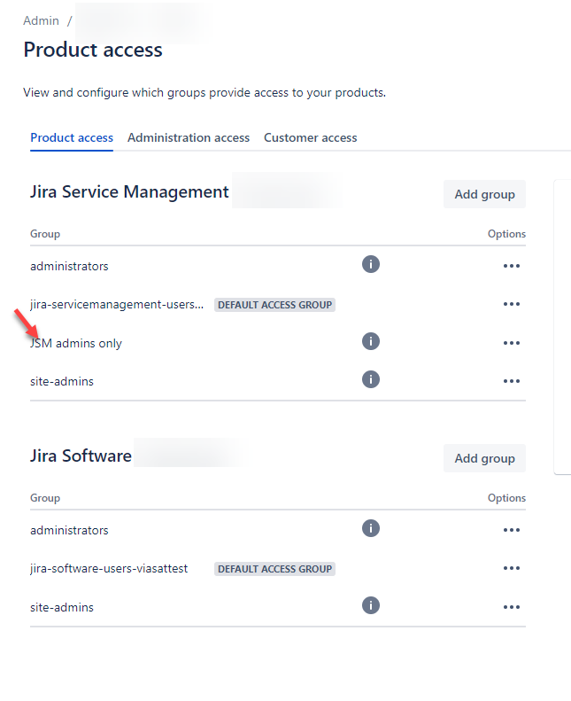 How to assign admin access to just Jira Servie Man...