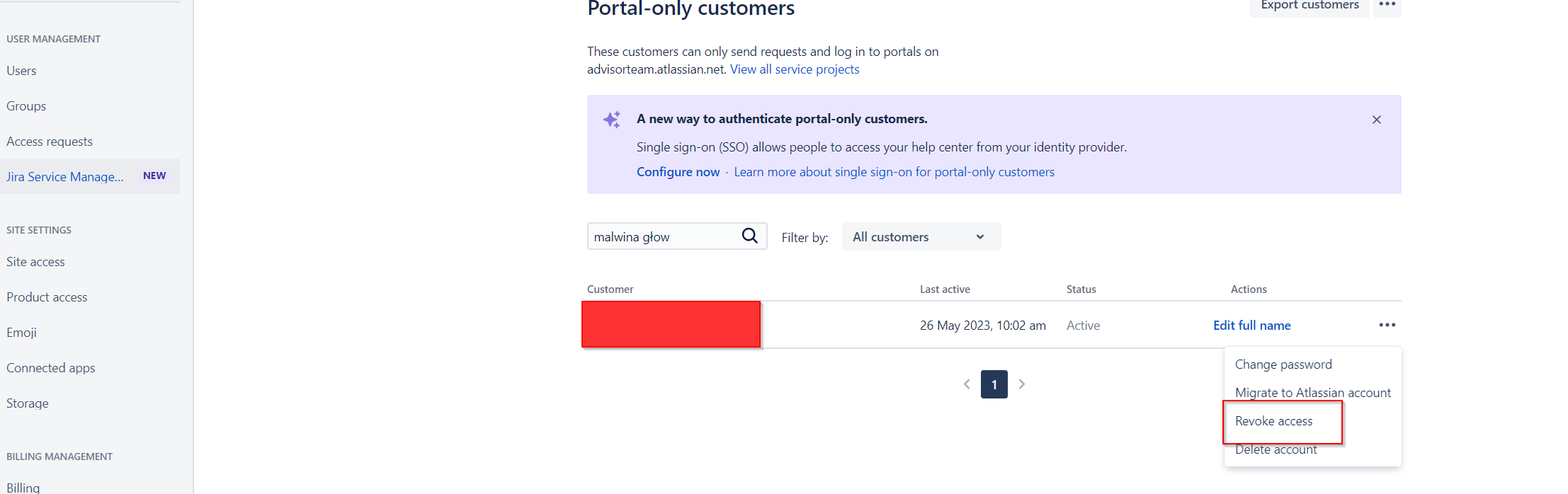 Is it possible to revoke access for user by REST A...