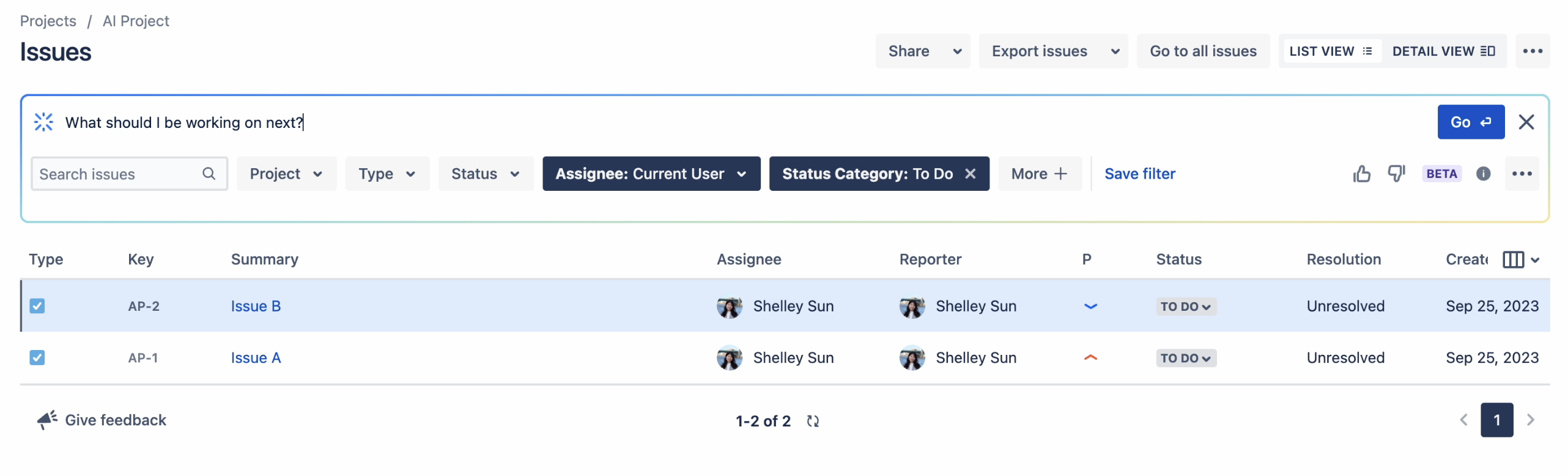 Atlassian Intelligence features for Jira are now in beta