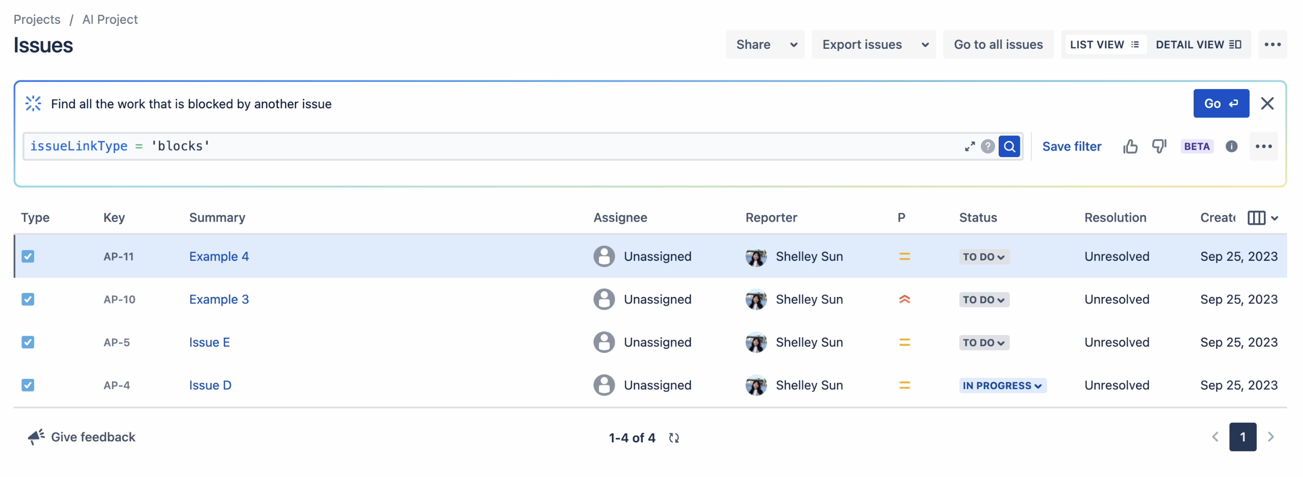 Atlassian Intelligence features for Jira are now in beta