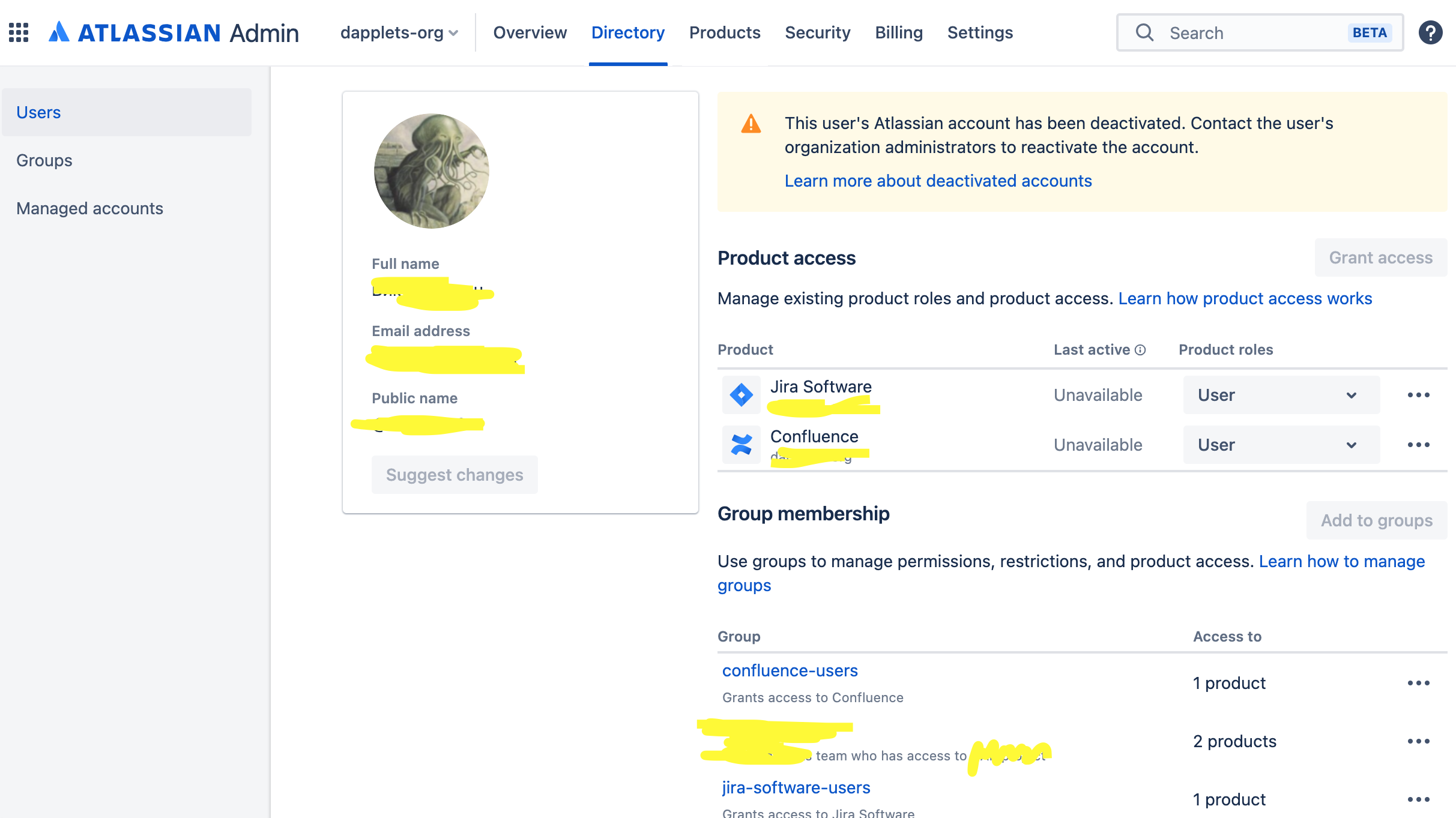 Account Deactivation and Reactivation Problem in J...