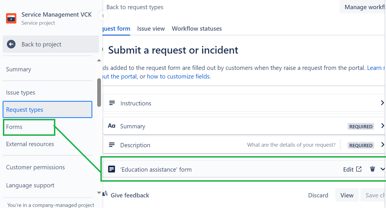 Solved: Portal can you use one issue type but two request ...