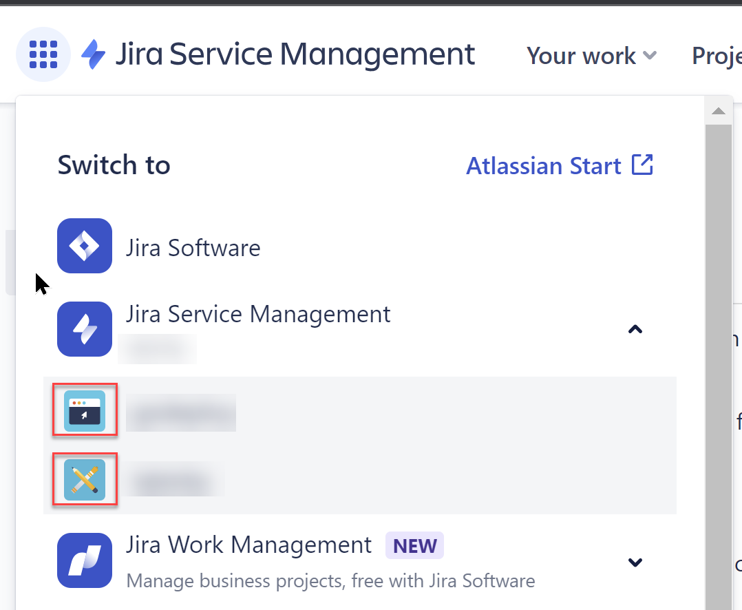 How do I change the site icon in Jira Service Mana...