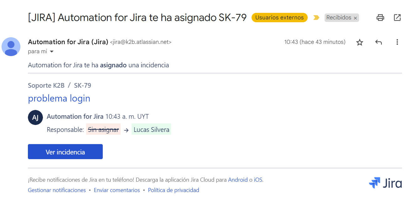 Solved: Detalle de incidente