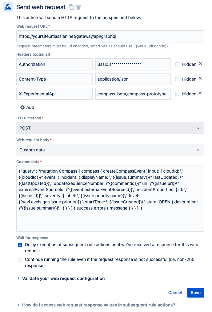 Solved: Incident "Events" from JSM