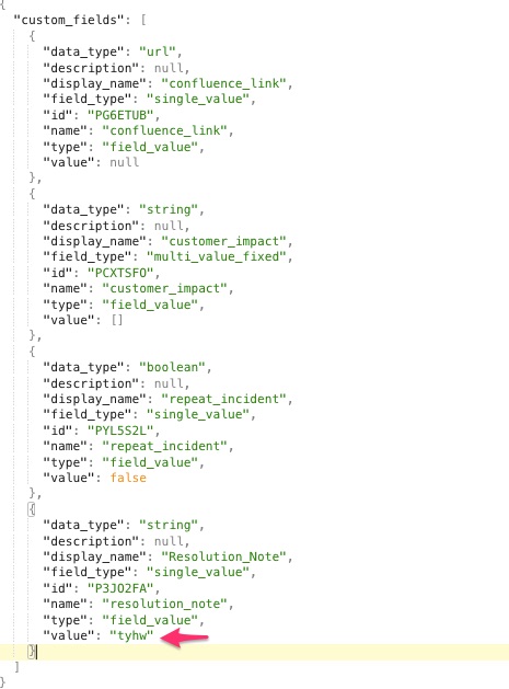 Not able to retrieve fields within webresponse usi...