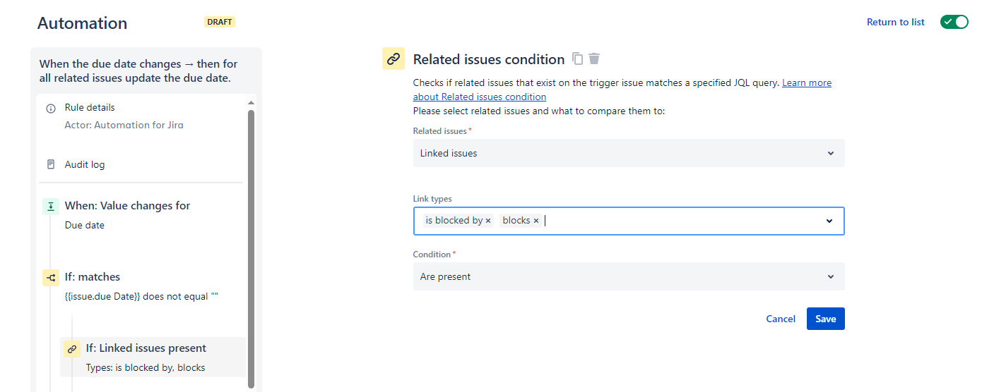 Jira Linked Issues Automatization 7715