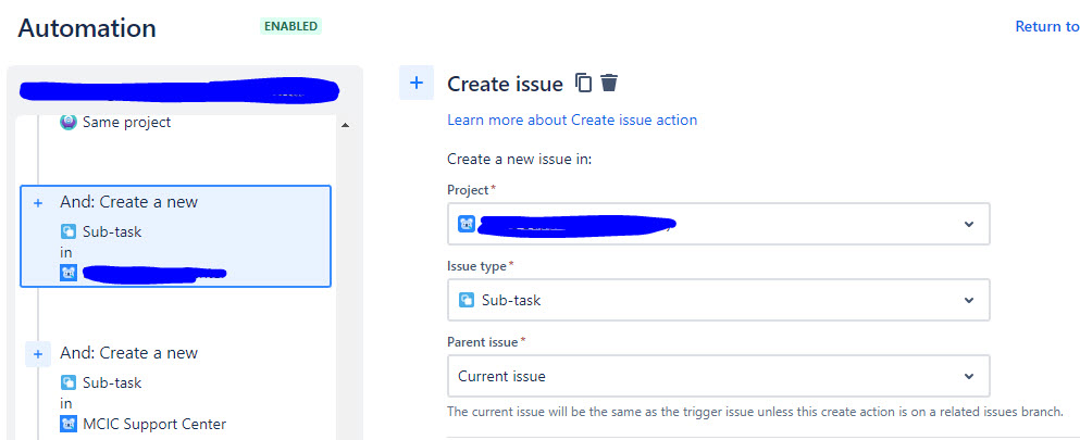 Create a weekly Task and Subtask