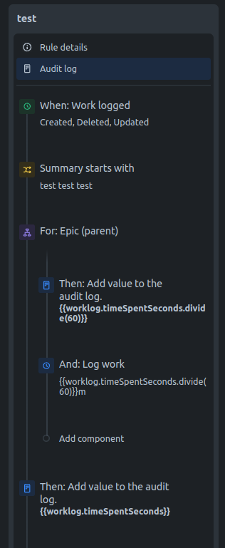 Sync worklog to Epic from Child tasks