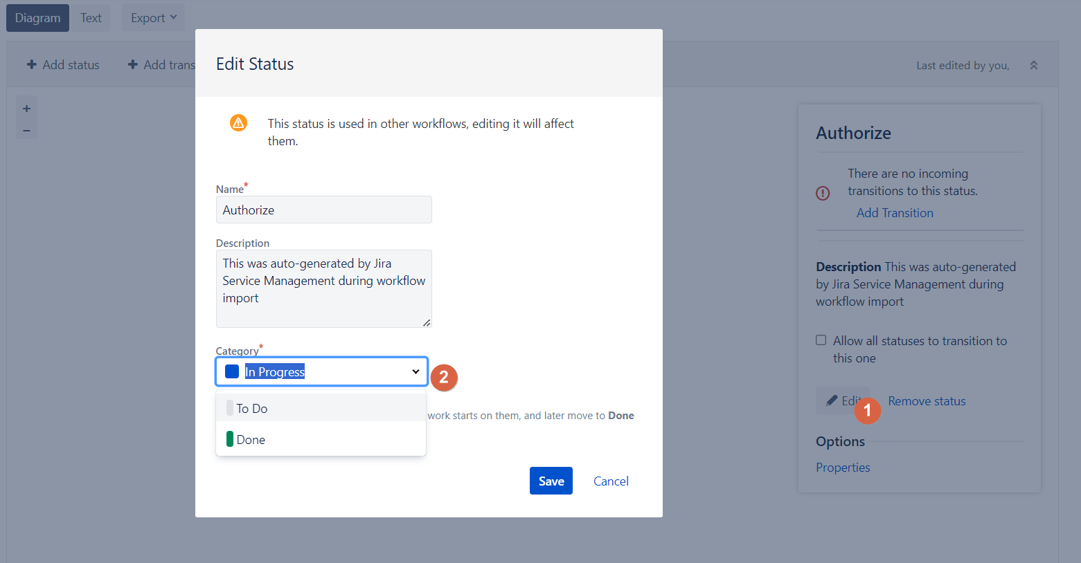 Add a workflow section 'rejected'