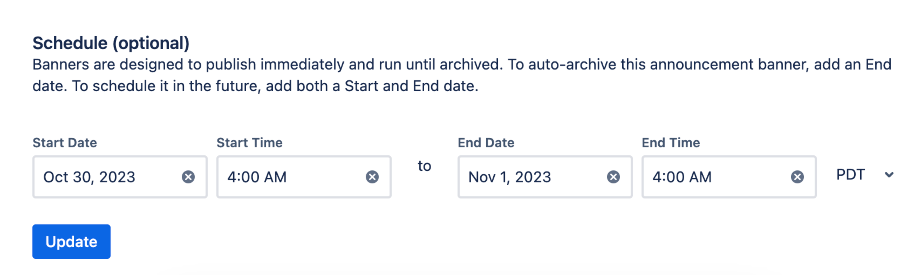 Announcement banners: now able to be scheduled! - Atlassian Community