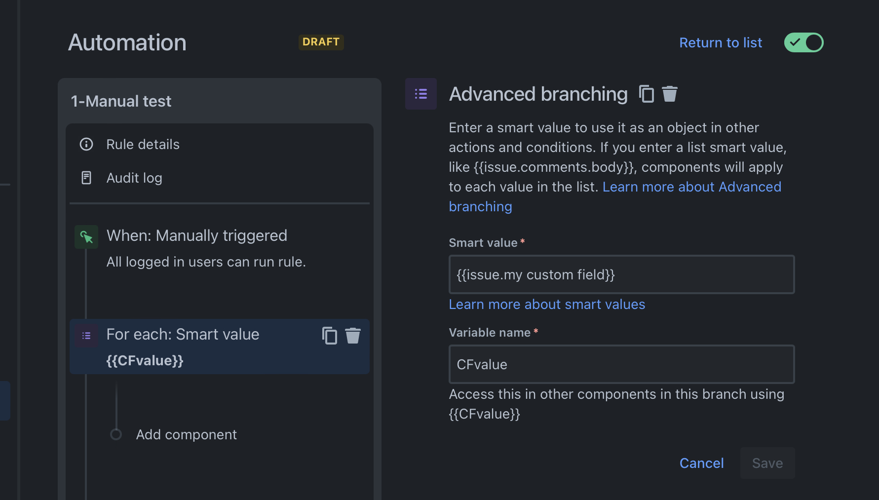 Solved: How to make a loop in the automation for multiple ...