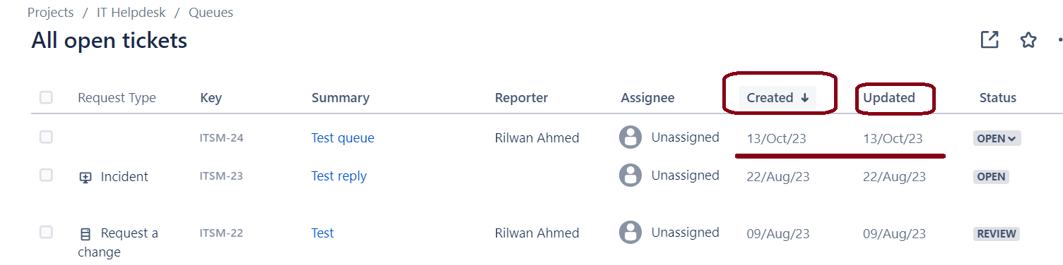 How can we change created date to date format(13/1...