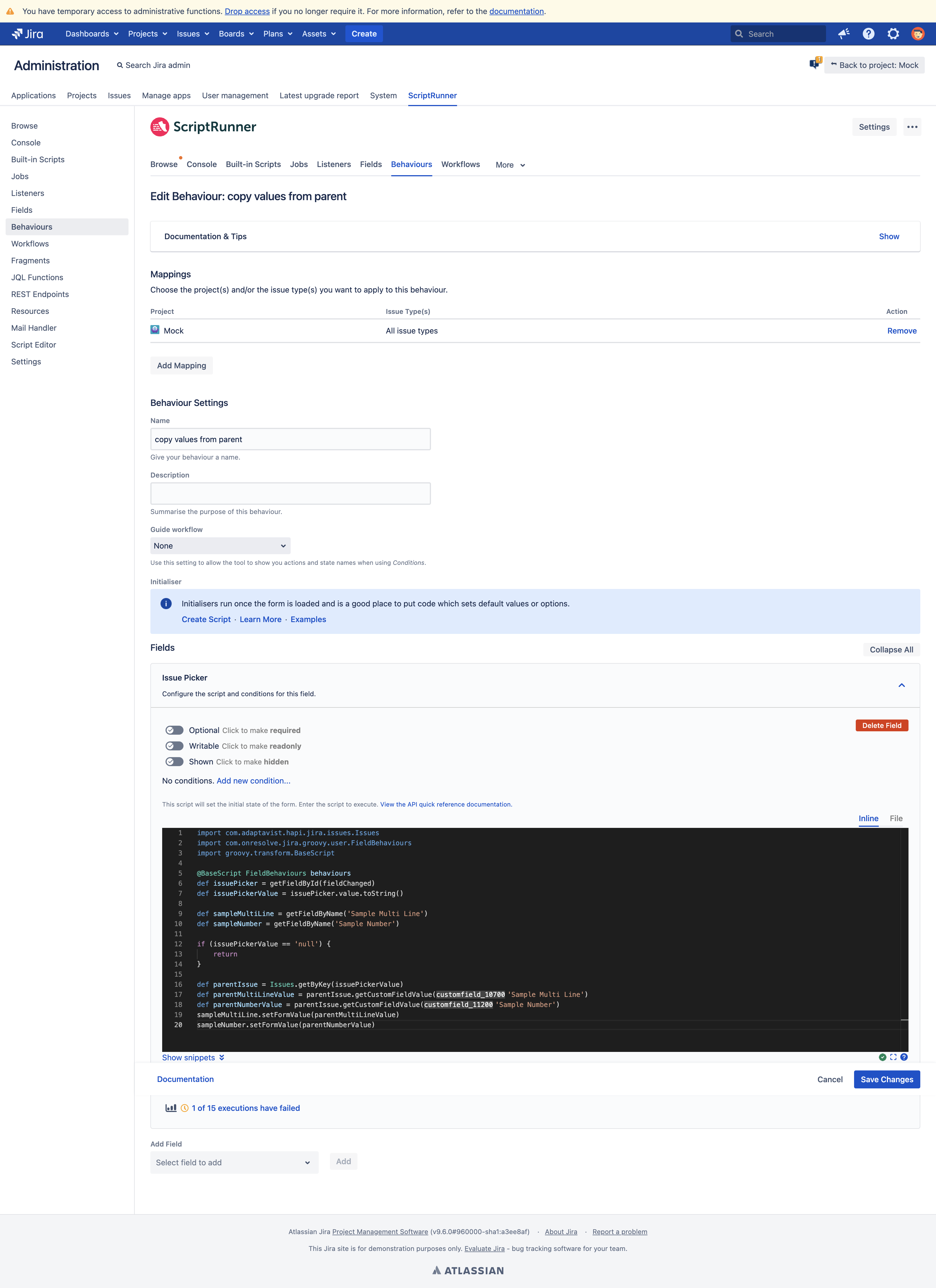 Solved: How to copy field from parent to subtask on create...