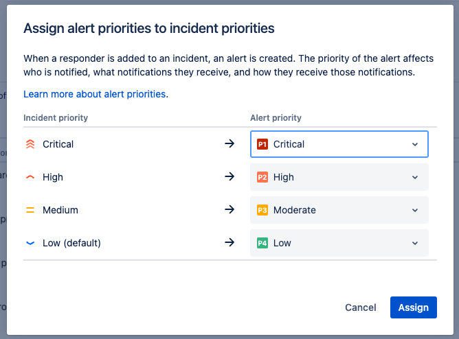 Solved: Priority field mapping with OpsGenie - Not all cho...