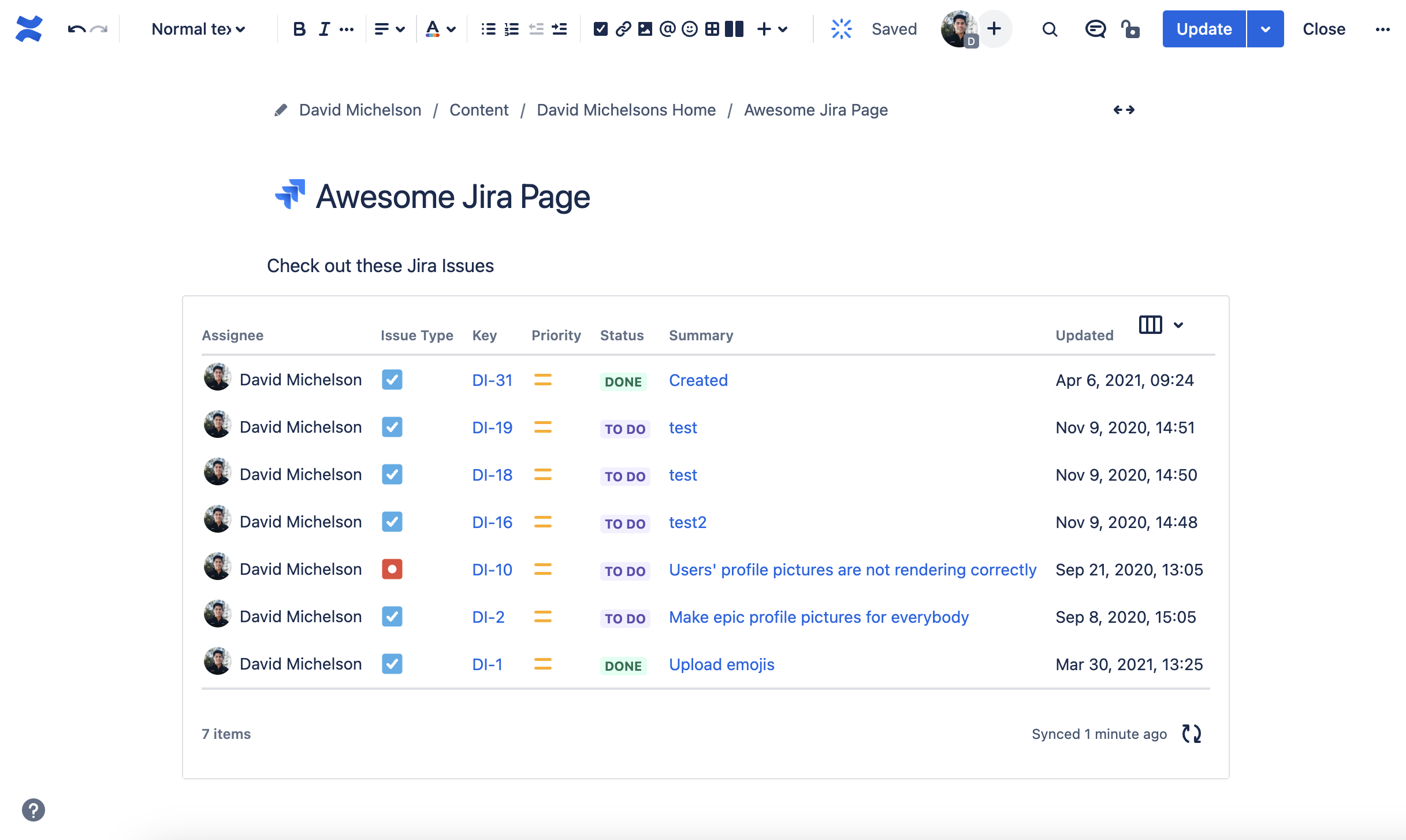 New! Inserting Jira issues into Confluence pages i... - Atlassian Community