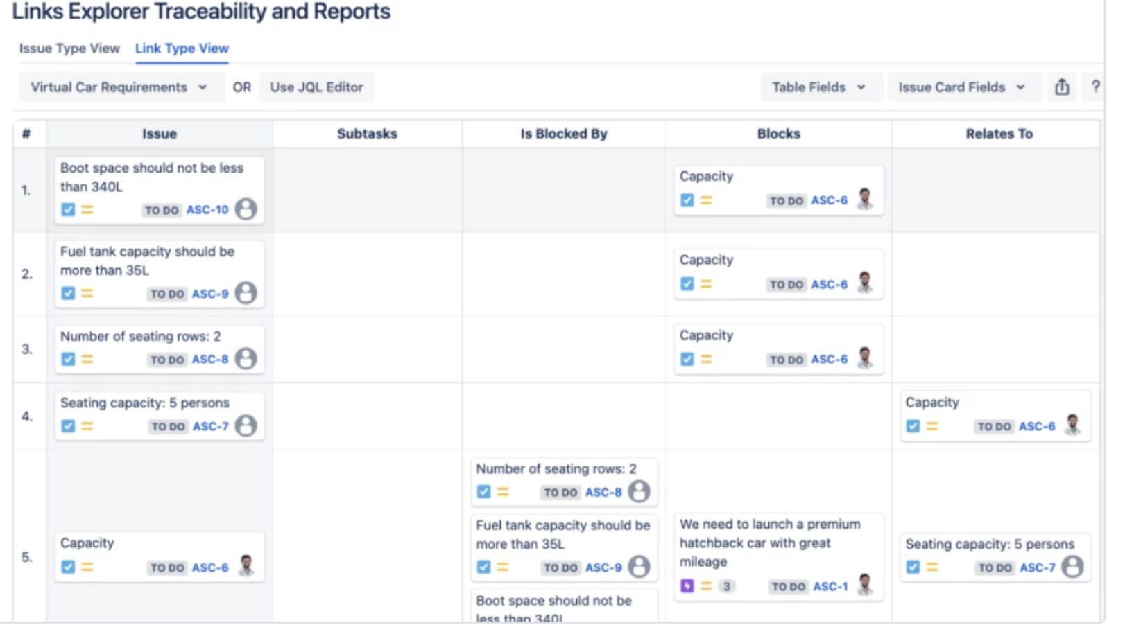 Use Links Explorer to Manage Your Jira Projects