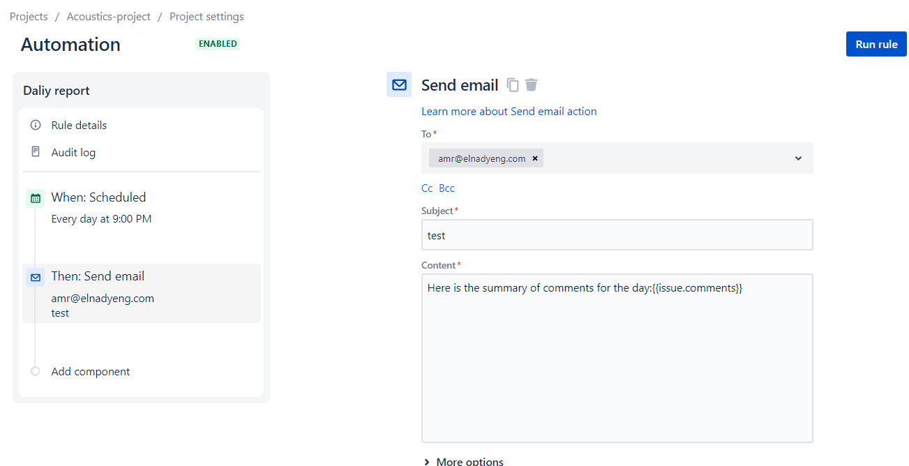 How to add all issue comments to an email through ...