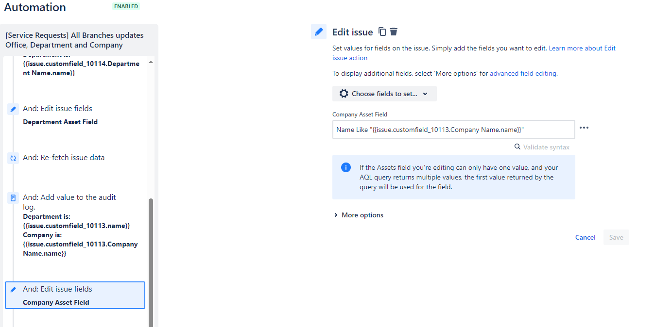 Solved Automation To Update Multiple Asset Object Fields