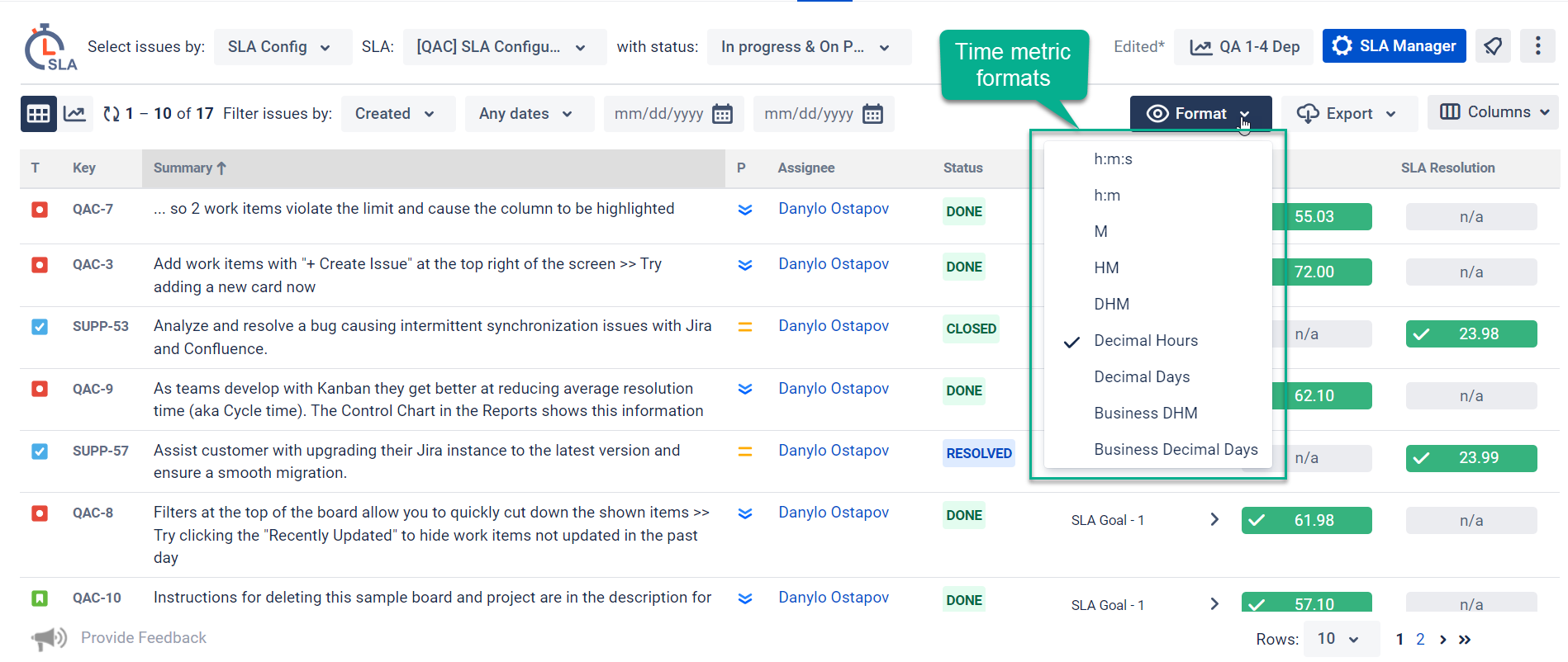 Solved: How to stop SLA