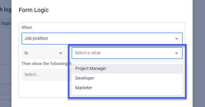 Conditional logic for more efficient Jira Forms [H... - Atlassian Community