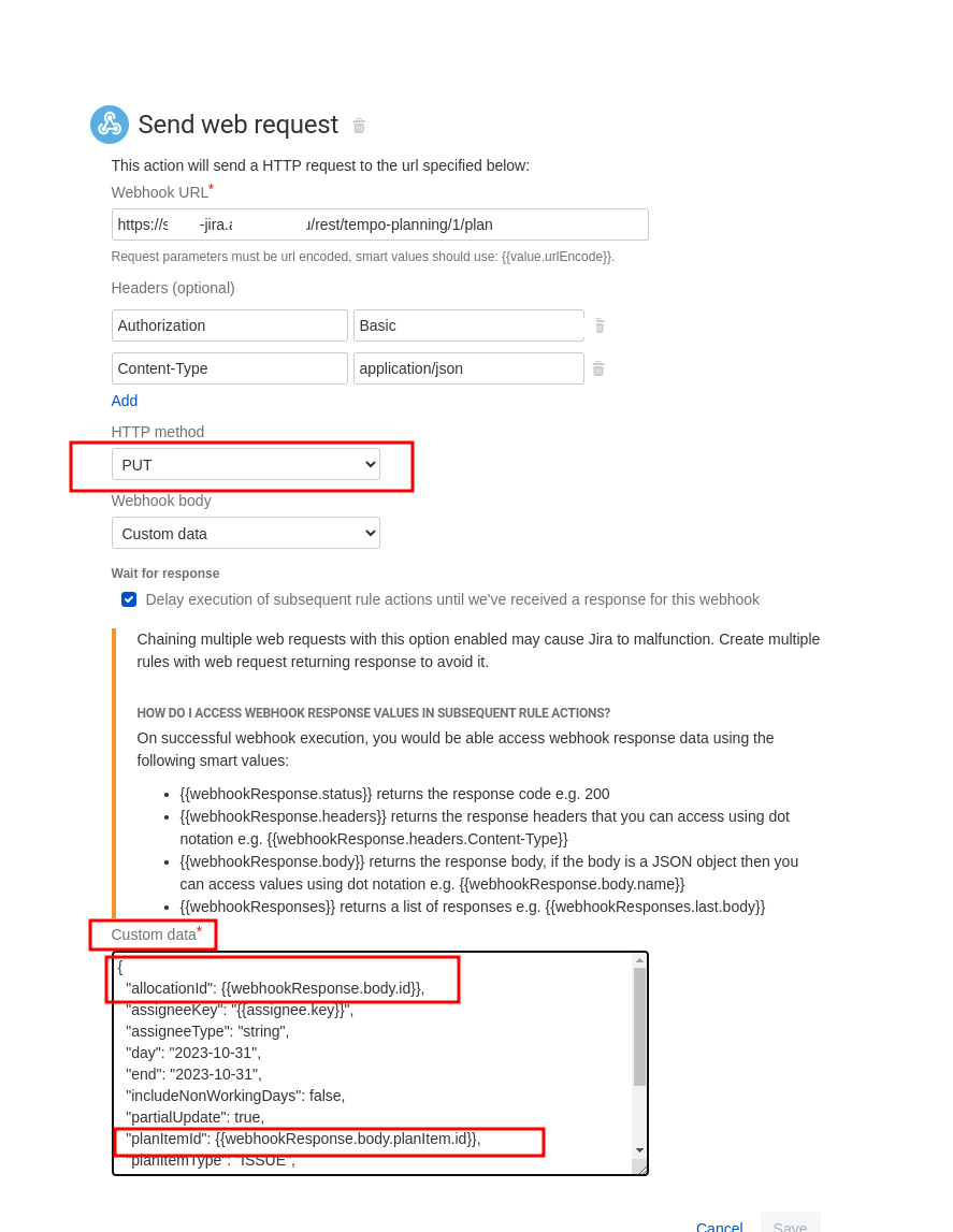 Solved: How config automation rule for Tempo ? (REST API j...