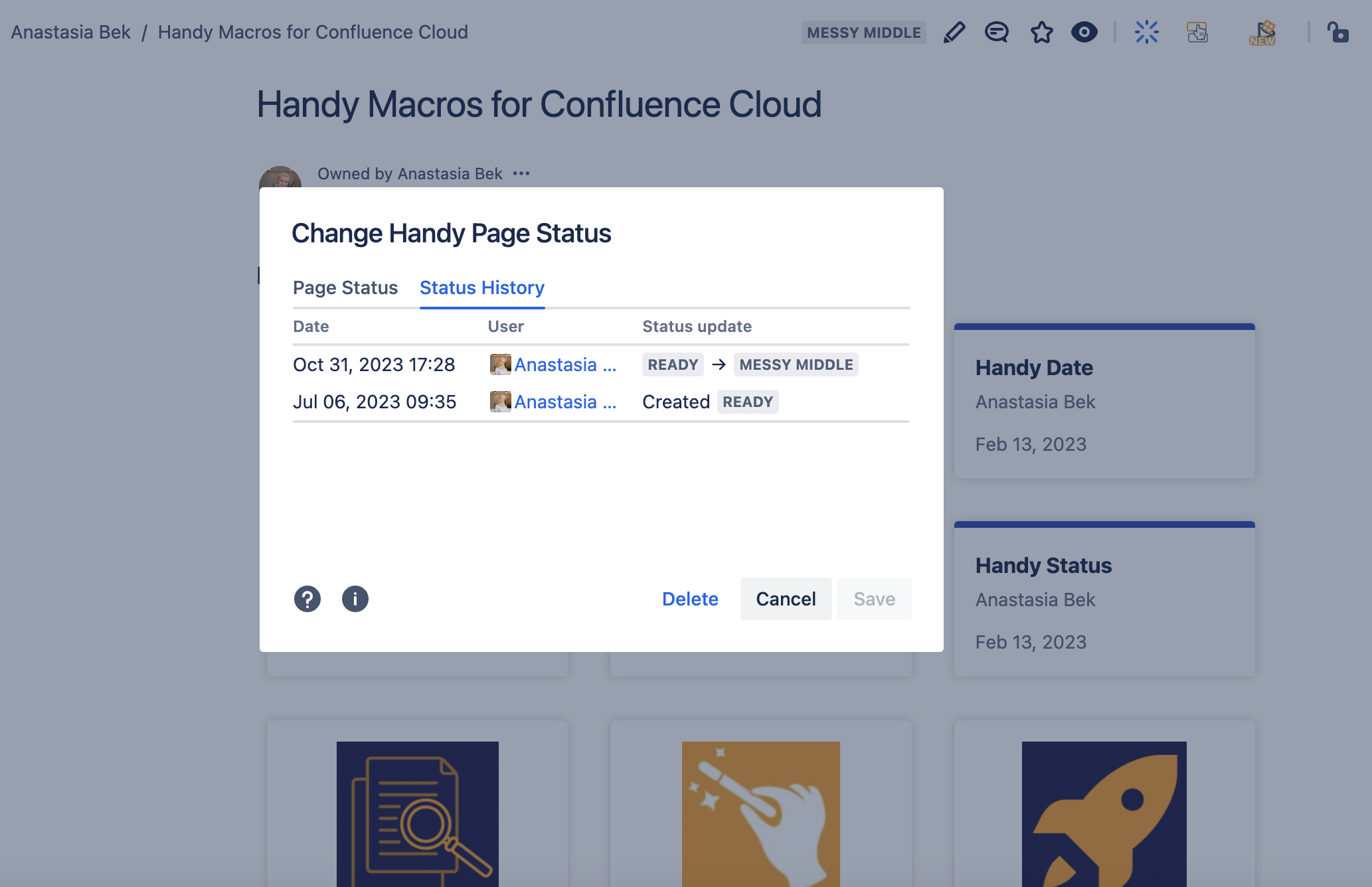 Are You Ready For It? Page Status Reports to tell ... - Atlassian Community