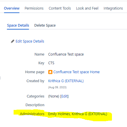 How to get space admins for all space