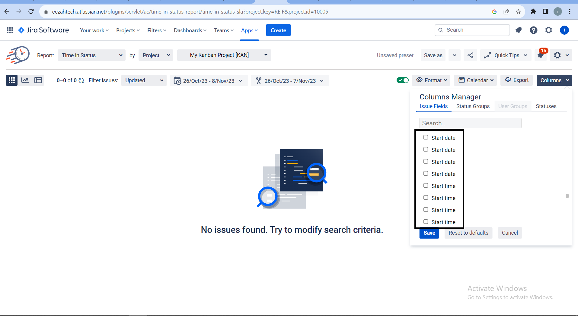 "Duplicate issue fields are appearing in the app s...
