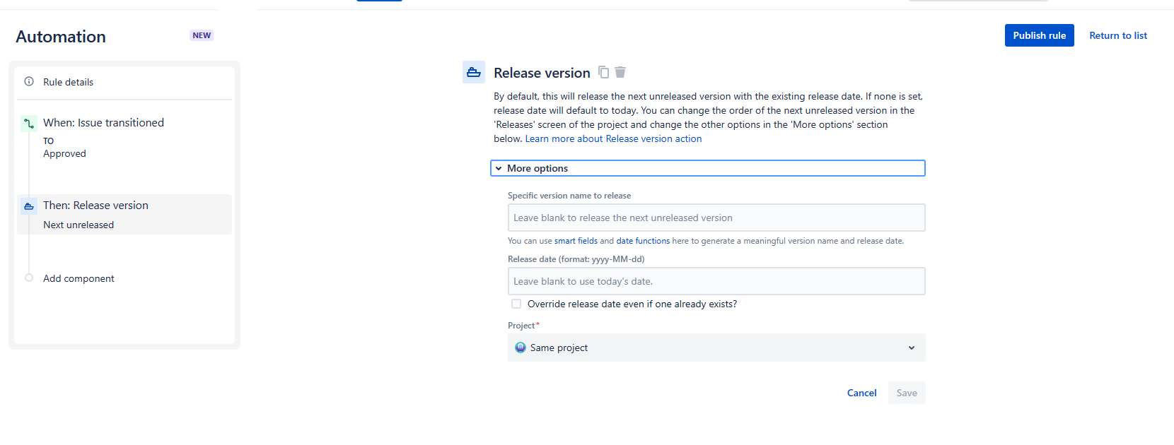 Solved: Automation: Release is approved.