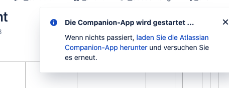 Atlassian Companion App not working