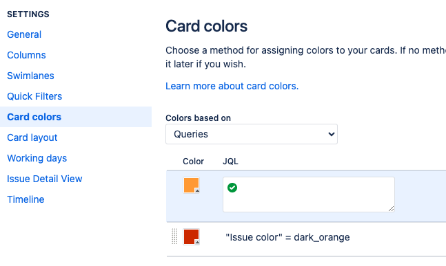 Display Epic Color on Board