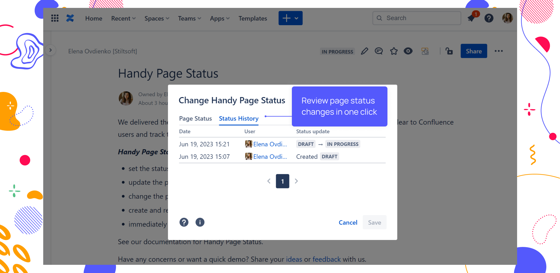 Confluence page status: a comprehensive guide to m... - Atlassian Community