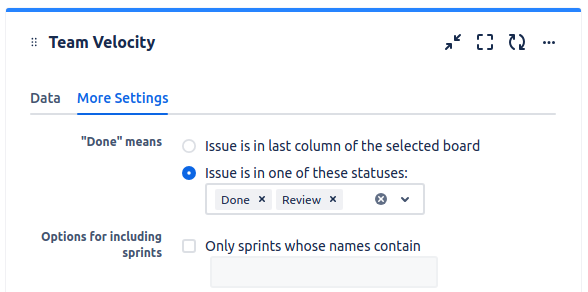 Solved: Advance Velocity Report