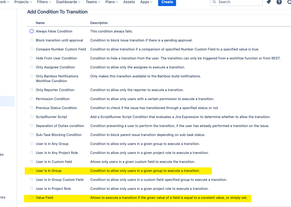 Solved: Transition validator with a condition