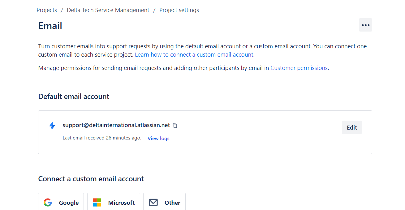 JSM configure email notification when a ticket is ...