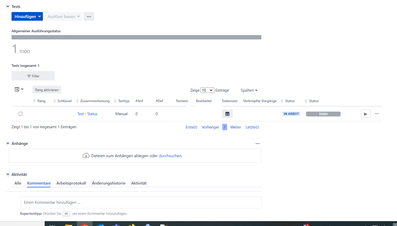 X-Ray: update test(s) status after execution statu...