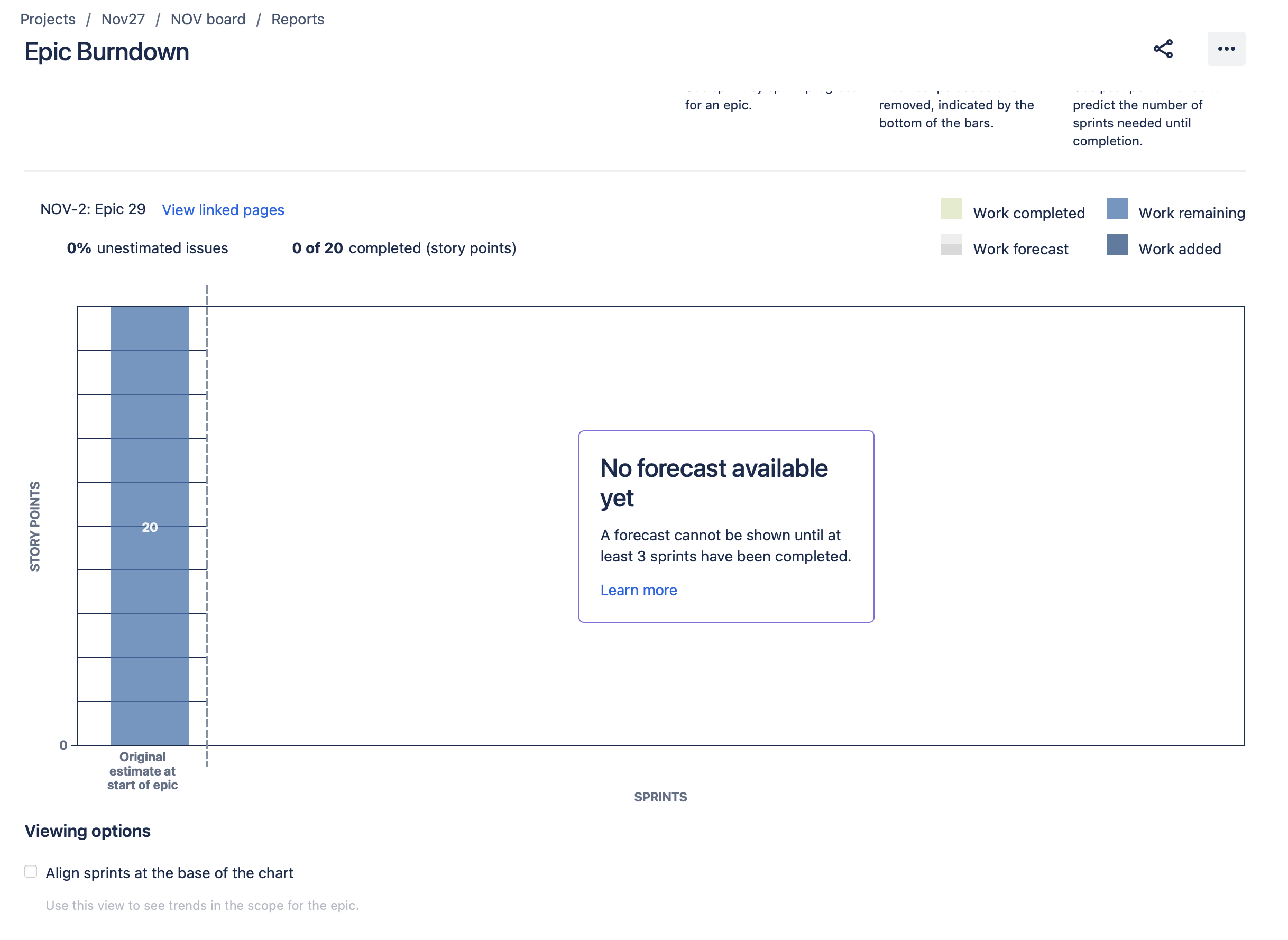 How to calculate Epic progress based on children's...